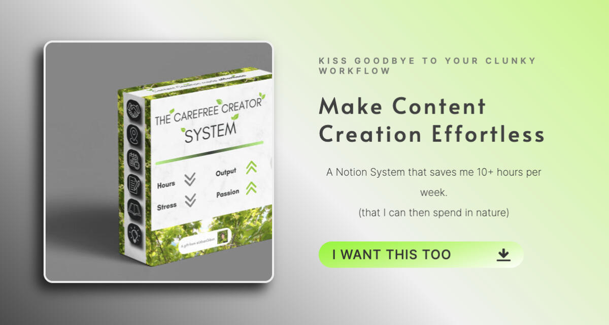 Carefree Creator System - Deluxe